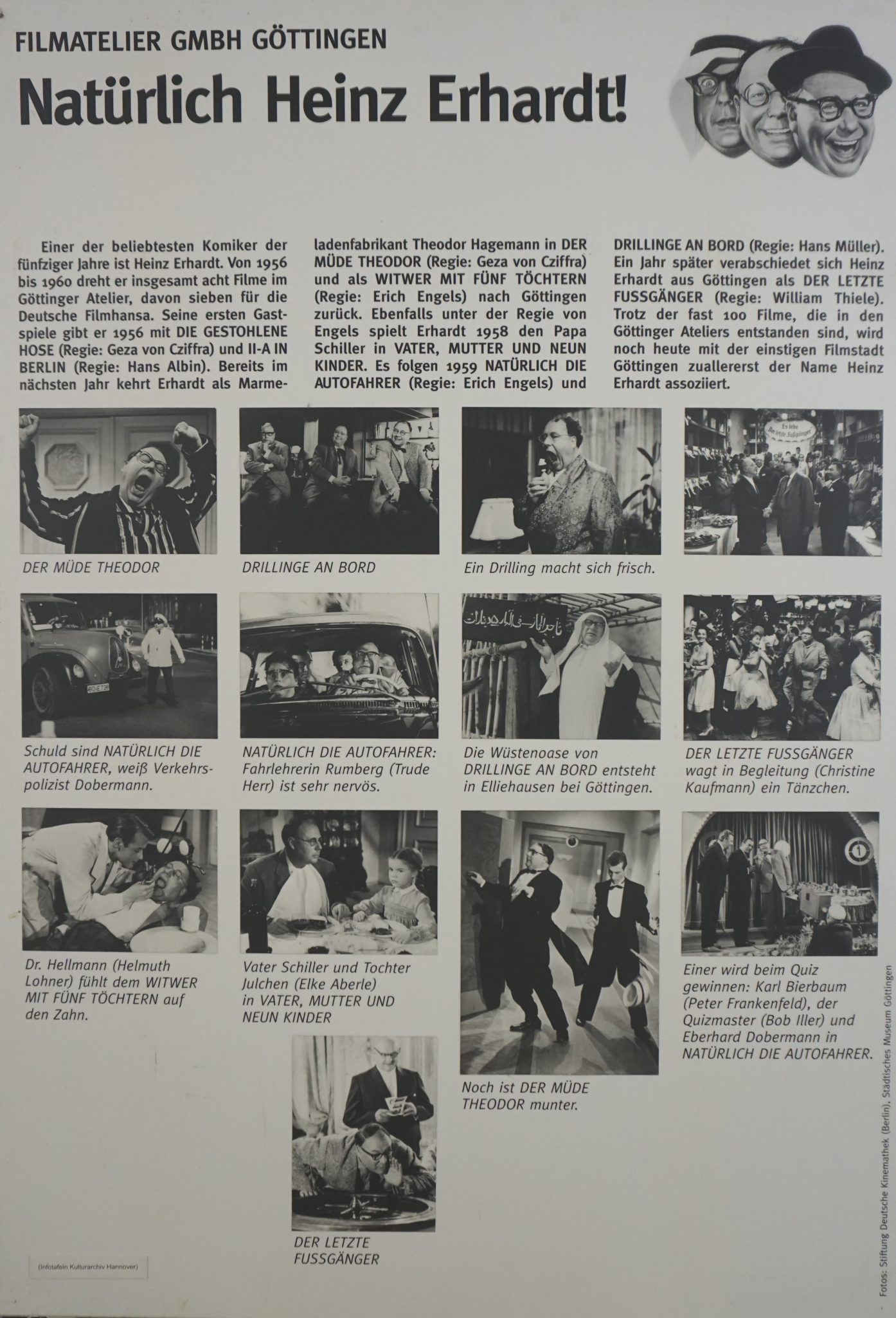 Heinz Erhardt – Das Gesicht der Filmstadt Göttingen – Lernwerkstatt Film und Geschichte